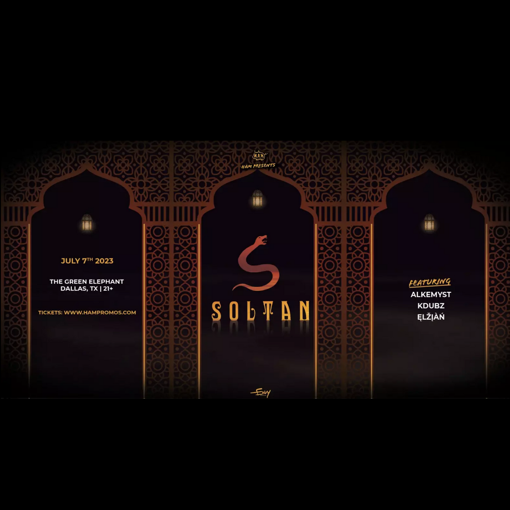 Soltan returns to take over Dallas Friday July 7th, 2023 @ Green Eleph ...